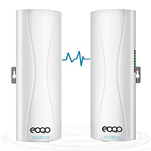Gigabit Wireless Bridge for Starlink WiFi Extender - 1000Mbps 5.8GHz Point-to-Point Ethernet Bridges with 16dBi Antenna, 3KM Long Range Transmission - Extending Starlink Home Internet Network 2-Pack