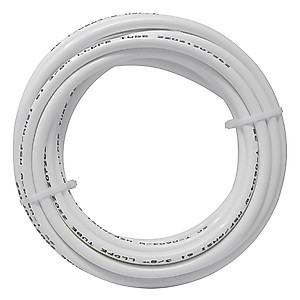 Metpure Ice Maker Fridge Installation Kit – 25' Feet Tubing for Appliance Water Line with Stop Tee Connection and Valve for Quick Installation, 3/8" Fittings for Potable Drinking Water