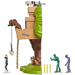 The Last Kids On Earth - Tree House of Awesomeness Playset, Includes Exclusive Jack Action Figure & 2 Zombies