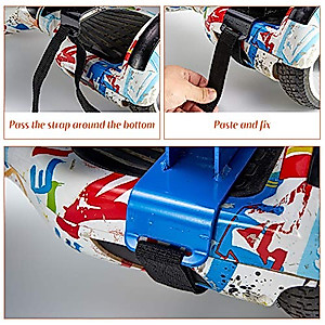 8 Pieces Adjustable Hoverboard Replacement Straps Hook and Loop Fastening Hoverboard Cable Hoverboard Replacement Straps for Kart Accessories Self Balance Scooter (19.8 Inches)