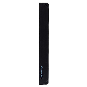 Messermeister 10” Slicer Edge-Guard, Black - Fashionable & Functional Knife Protector for Carving & Slim-Blade Knives - 2 Blade Entry Notches - 10.5” x 0.9375”