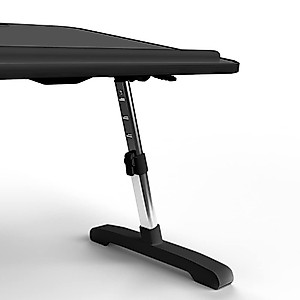 Limitless TotalDesk Portable Modern Workstation and Lap Desk with Adjustable Height & Tilt (Black)