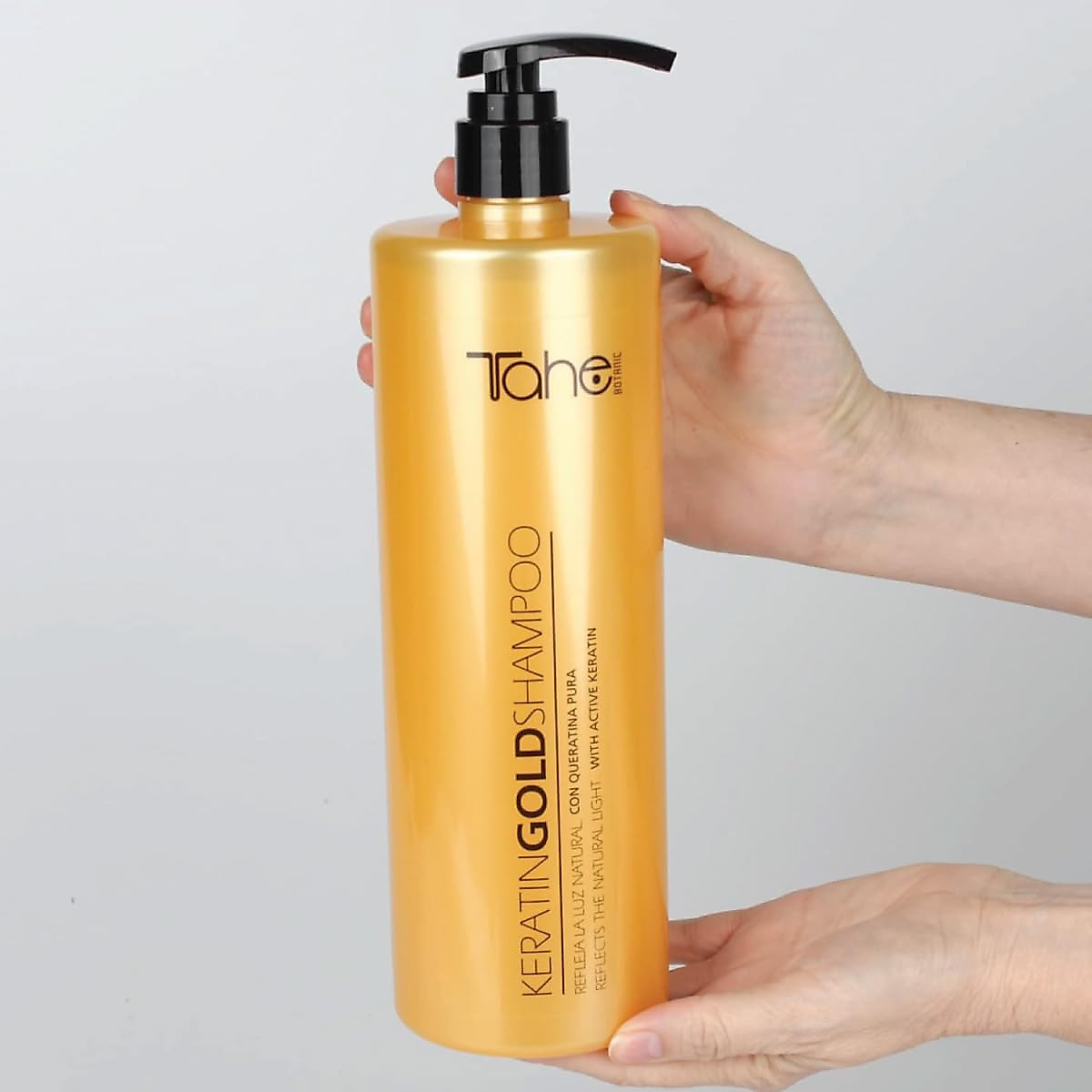 TAHE Keratin Gold Shampoo 1000ml + FREE KERATIN GOLD SERUM 30ml (NEW PRESENTATION)