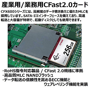 256GB, CFast2.0, SATA3, MLC