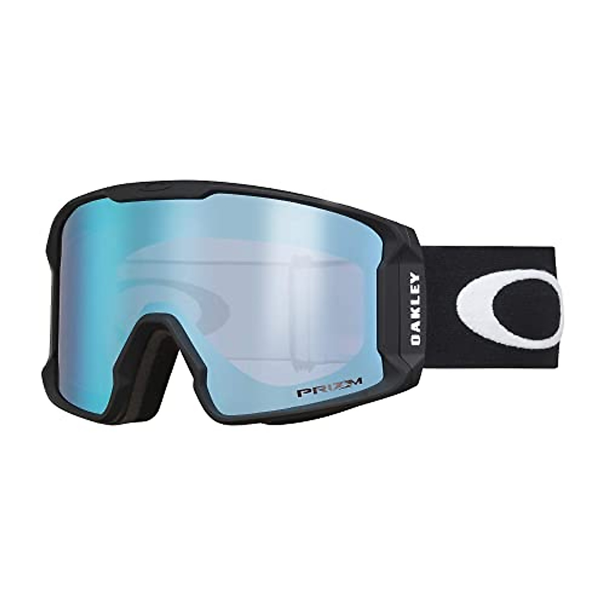 Oakley Line Miner Snow Goggle (Matte Black Frame/Prizm Sapphire Iridium Lens) with Large Goggle Soft Case