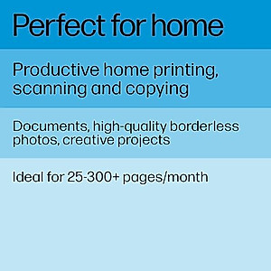 HP Envy Inspire 7955e Wireless Color All-in-One Printer with 6 Months Free Ink (1W2Y8A) (Renewed Premium),White