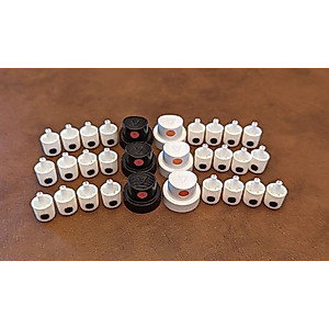 30 LOT Spray Paint Can CAPS! Mixed Nozzle Tips NY Thins Outline Euro Fat Orange Dot