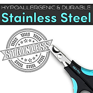 H&H Pets Nail Clippers Series - for Cats and Dogs - Razor Sharp Blades Sturdy Non Slip Handles - Dog Accessories Professional at Home Grooming - Stainless Steel - Dog Nail Trimmers - XS (Cats & Birds)