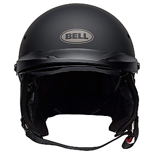 Bell Pit Boss Open-Face Motorcycle Helmet (Solid Matte Black, XXX-Large)