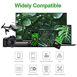 KEXIN 5 Pack 8GB Micro SD Card MicroSDHC UHS-I Memory Cards Class 10, C10, U1