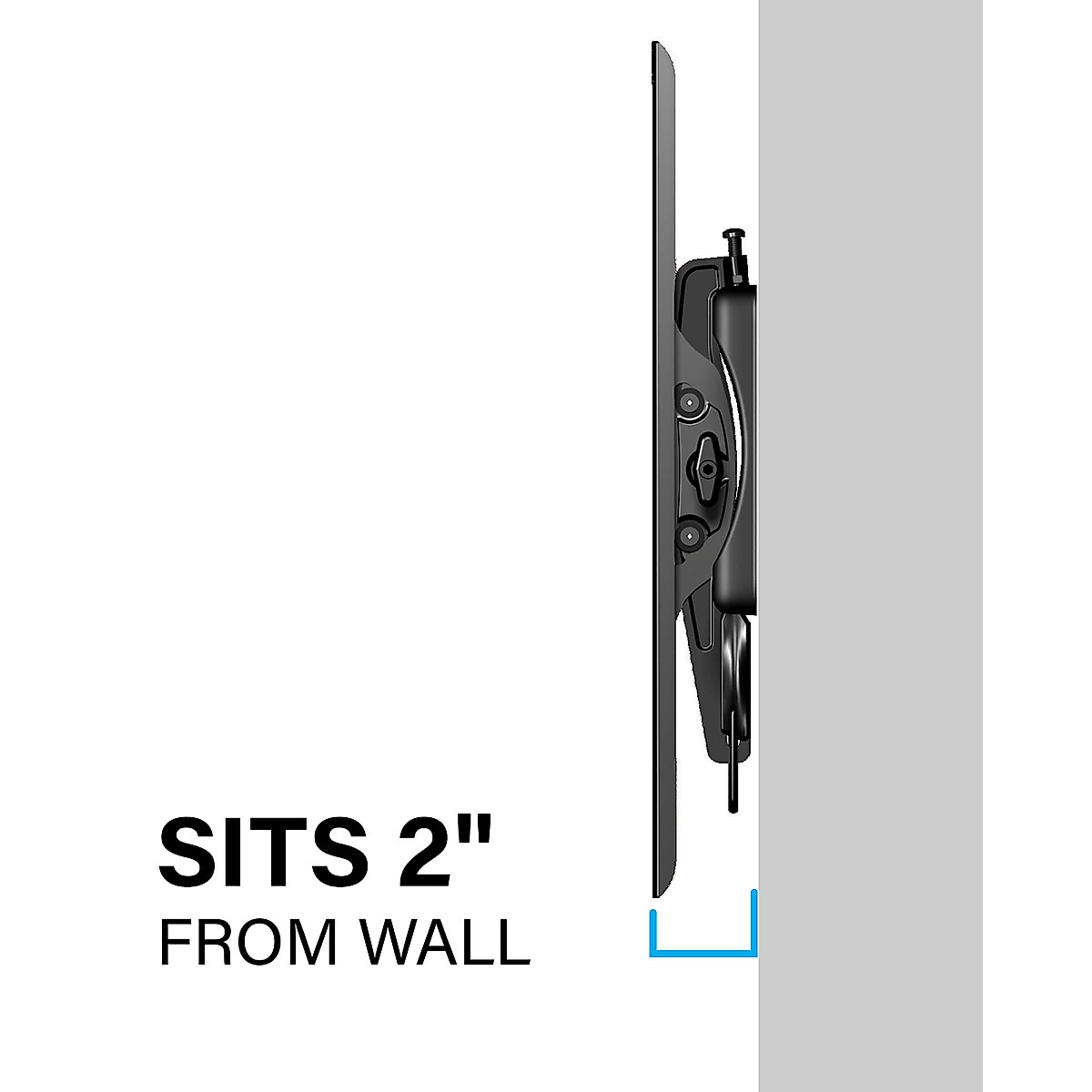 Made for Amazon Universal Tilting TV Wall Mount for 32-55" TVs and Compatible with Amazon Fire TVs