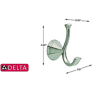 Delta Faucet 73935-BN1 Carlisle Multi-Purpose Hook, SpotShield Brushed Nickel