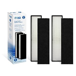 Fette Filter - True HEPA Filter 2 Pack Compatible with FLT5000 FLT5111 AC5000 Series, Filter C - Compatible with AC5250PT AC5300B AC5350 AC5350B AP2800CA - Pack of 2