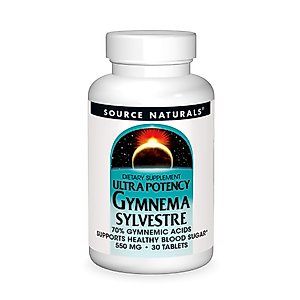 Ultra Potency Gymnema Sylvestre 550 mg Source Naturals, Inc. 30 Tabs