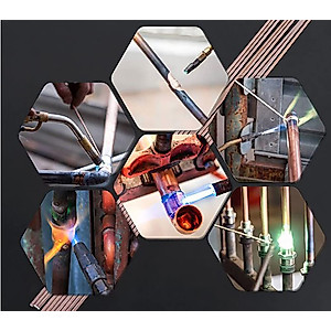 GOODSDS Welding Filler Rods Wire Low Temperature Flat Soldering Rods Phosphor Copper Welding Repair Electrode Copper Tube Tool