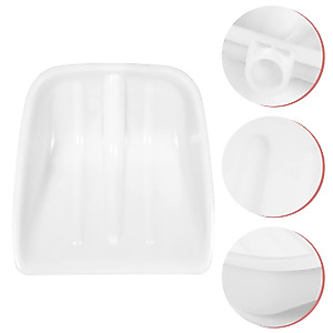 LUOZZY 2pcs Plastic Shovel Head Replacement Snow Shovel Grain Shovel Poultry Feed Shovel for Industry - Large