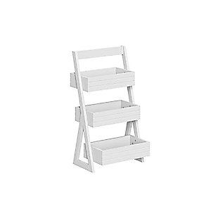 RiverRidge 3-Shelf Storage Caddy, White