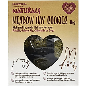 Rosewood Pet Meadow Hay Bales - Food For Small Animals (1 Pack), 2.2 Lb