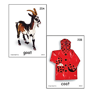 Super Duper Publications | Webber® Photo Phonology Prevocalic Voicing Minimal Pair Card Deck | Educational Learning Resource for Children