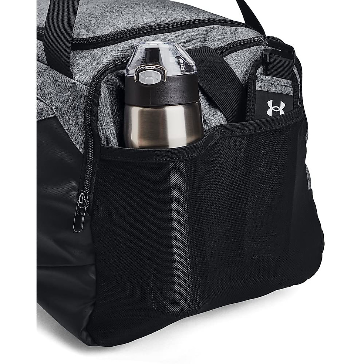 Under Armour Unisex-Adult Undeniable 5.0 Duffle , Pitch Gray Medium Heather (012)/Black , Small