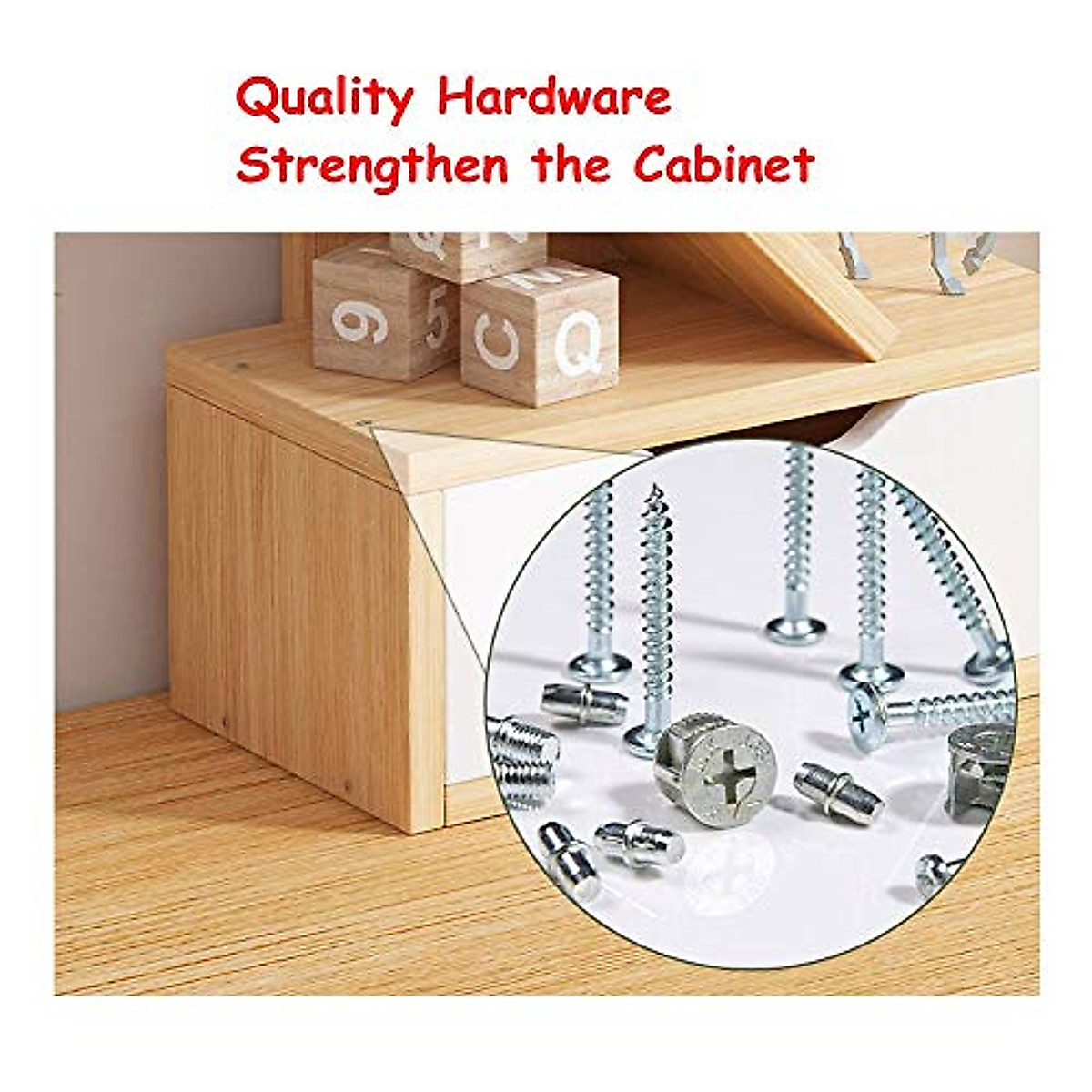 Desktop Bookshelf Desk 4-Tier Book Storage Organizer Shelves Tree Bookshelf, Floor Standing Bookcase, Wood Storage Rack for Office Home School Shelf Display Creative Bookcas (Dark Brown)