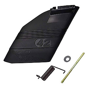 Replacement Part for Craftsman 130968 Husqvarna 532130968 POULAN 42" Mower Deck Deflector Shield kit with Mounting Hardware