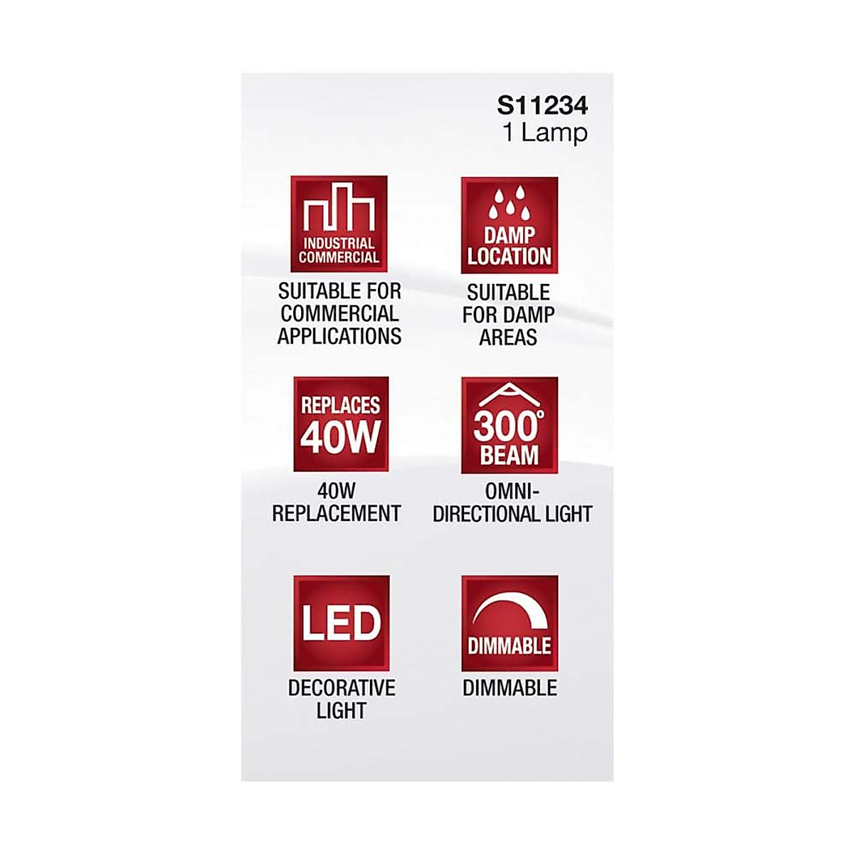 Satco S11234 5W/LED/G9/830/CL/120V/DIM – 5 Watt JCD LED; G9 Base; Clear Finish; 3000K; Soft White; 120 Volt; T4 Shape; 40W HID Equivalent; 2.13" MOL; Dimmable for Various Lighting Applications