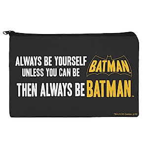 Batman Be Batman Pencil Pen Organizer Zipper Pouch Case