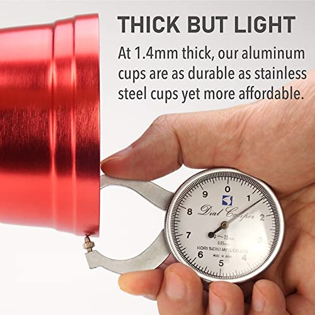 Arora Aluminum Cups, Metal Anodized Multi-Colored Blue, Red, Yellow, Purple Party Cup Set, Aluminum Cold-Drink Cup,24oz Cup Set of 4