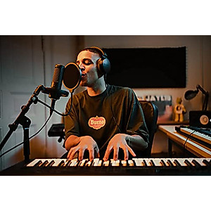 Beyerdynamic DT 700 Pro X Closed-Back Studio Headphones Bundle with Detachable Cable, Headphone Splitter, Extension Cable, and 6AVE Headphone Cleaning Kit