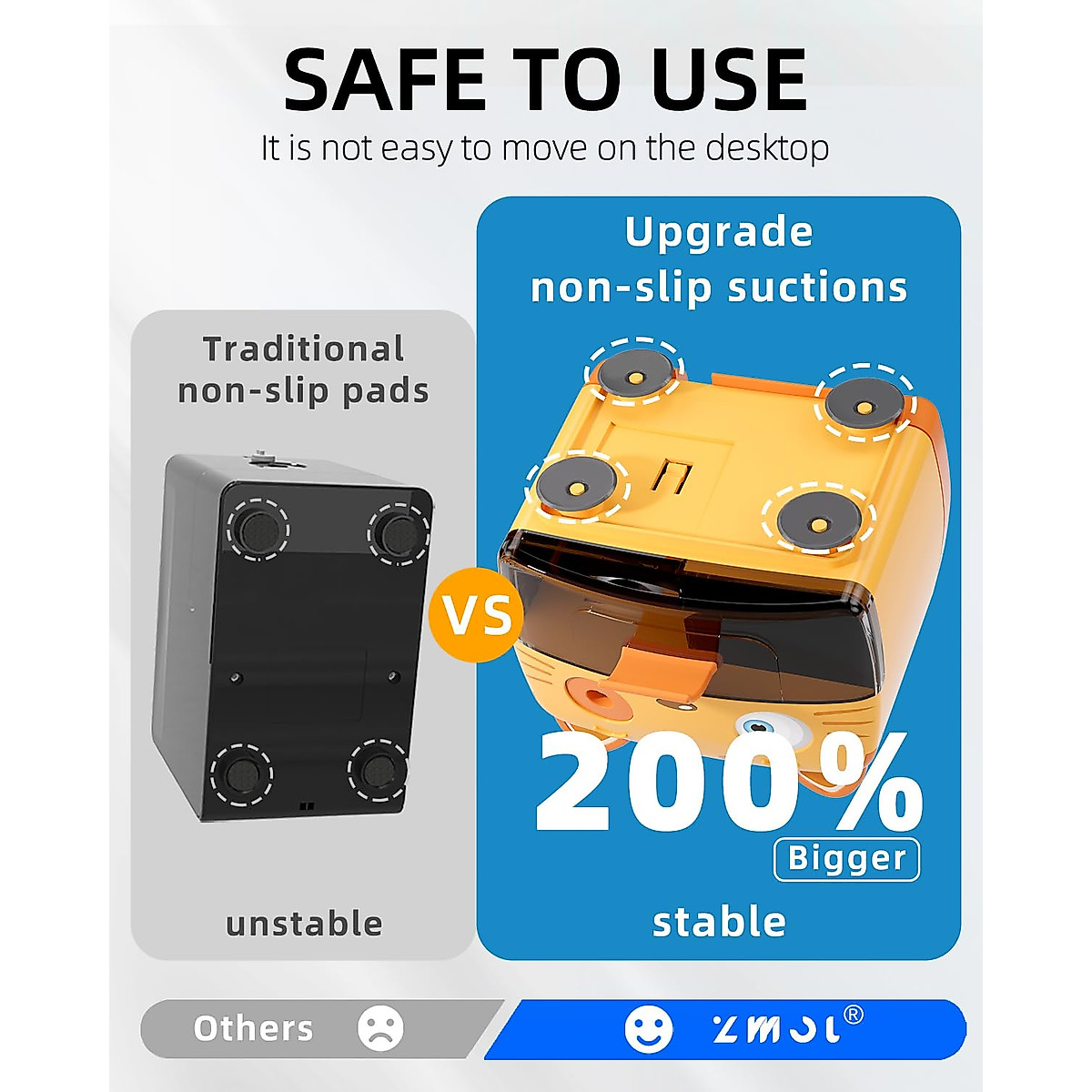 ZMOL Electric Pencil Sharpener,Heavy Duty Pencil Sharpeners for School and Classroom,Cute Automatic Pencil Sharpener Plug in for Kids,Auto-Stop Feature for No.2 and Colored Pencils