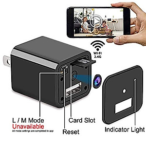 GABENCUI Spy Camera Charger | Hidden Camera | Mini Spy Camera 1080p WiFi | USB Charger Camera | Hidden Spy Camera | Hidden Nanny Cam | Hidden Spy Cam | Hidden Cam | Surveillance Camera Full HD 1080P