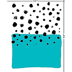 Modern Abstract Wall Art - Set of 3-11x14" UNFRAMED Prints - Geometric Contemporary Wall Decor - Scandinavian, Nordic, Mid Century Modern Decor - Yellow, Teal, Red, Orange Wall Prints