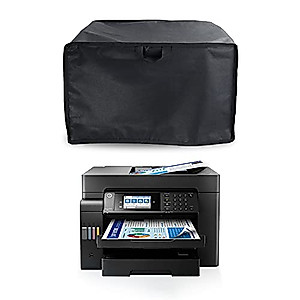 Iptienda Printer Cover, Turntable Dust Cover for HP/Canon/Epson Wireless Laser Printer 20''Wx16''Dx12''H