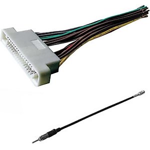 ASC Audio Car Stereo Radio Wire Harness and Antenna Adapter to Aftermarket Radio for Some 2000-2006 Buick Lesabre, 2001-2003 Oldsmobile Aurora, 2000-2005 Pontiac Bonneville- No Factory Bose/Amp