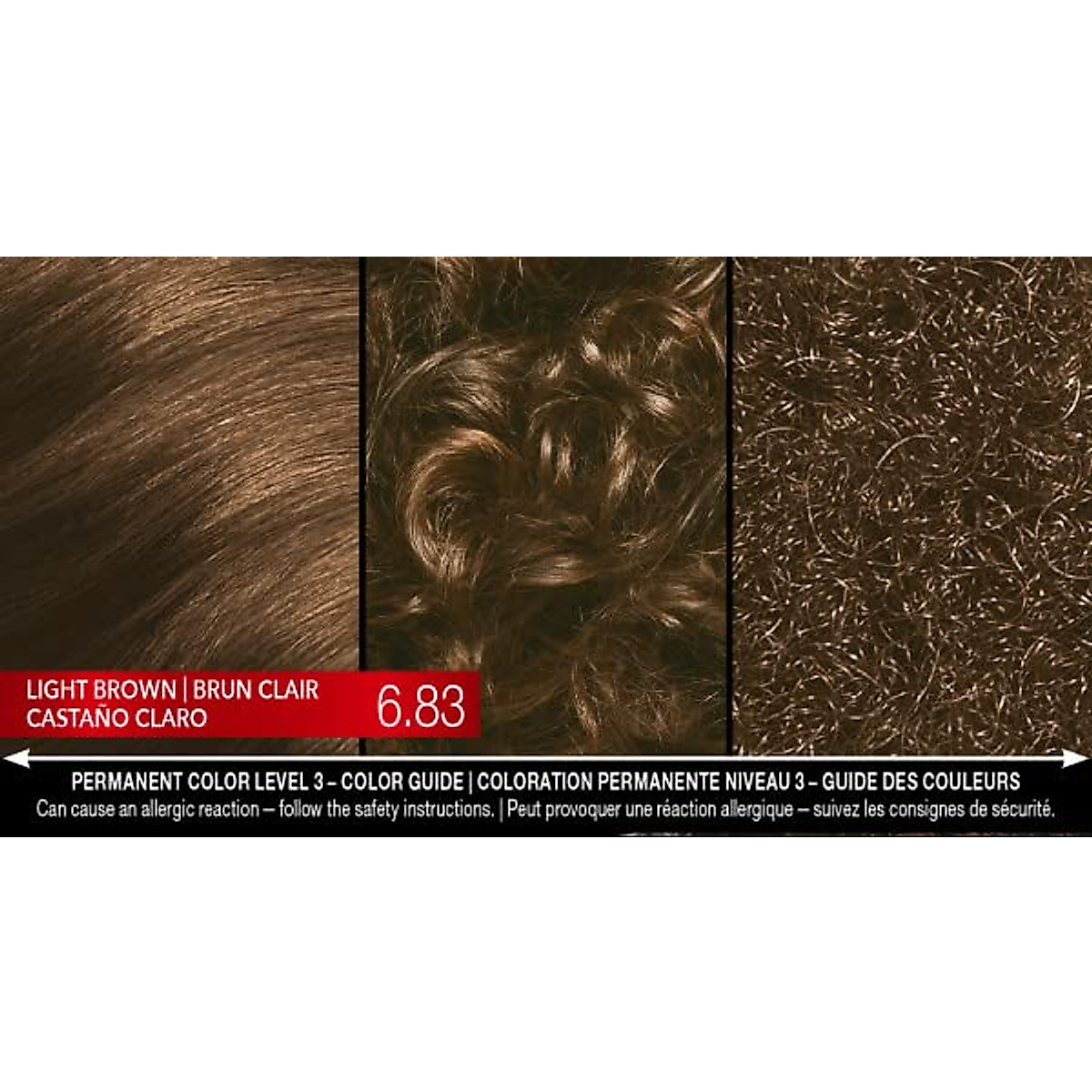 Schwarzkopf Keratin Color, Color & Moisture Permanent Hair Color Cream, 6.83 Light Brown