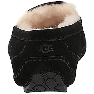 UGG Unisex-Child's Ascot Slipper, Black Suede, 6 M US