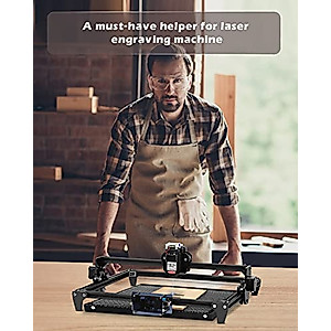 FAHKNS Honeycomb Working Table, 300 x 200 x 22mm Honeycomb Laser Bed for Most Laser Engravers, for Fast Heat Dissipation and Table-Protecting with Aluminum Plate