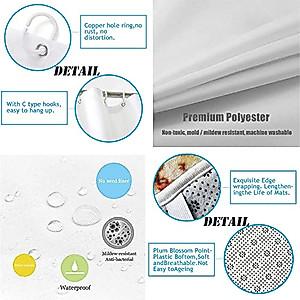 XVWJ 4PCS African American Shower Curtain Sets, Inspirational Quotes Black King Queen Bathroom Decor Sets with Shower Curtain and Rugs, Toilet Lid Cover, Bath Mat, Romantic Afro Couple Shower Curtains