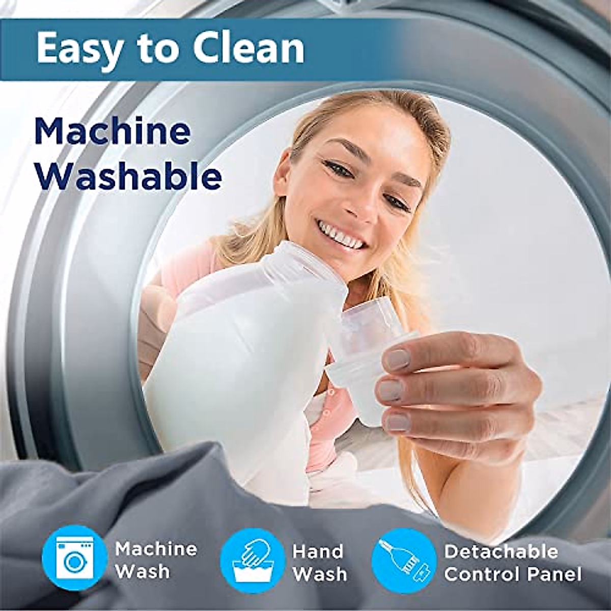 DALEM Soft Fleece Throw Blanket - Fluffy Microfiber Solid Blankets for Bed and Couch Double/Single Size - 59X79Inch Blue, Starry Wooden Bridge Printed Flannel Blanket for Bed, Couch and Sofa