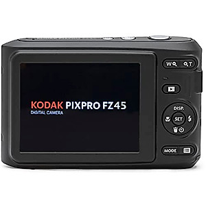 Kodak FZ45RD PIXPRO FZ45 16MP Digital Camera, Red Bundle with Lexar 32GB High-Performance 800x UHS-I SDHC Memory Card + Deco Photo Point and Shoot Field Bag Camera Case
