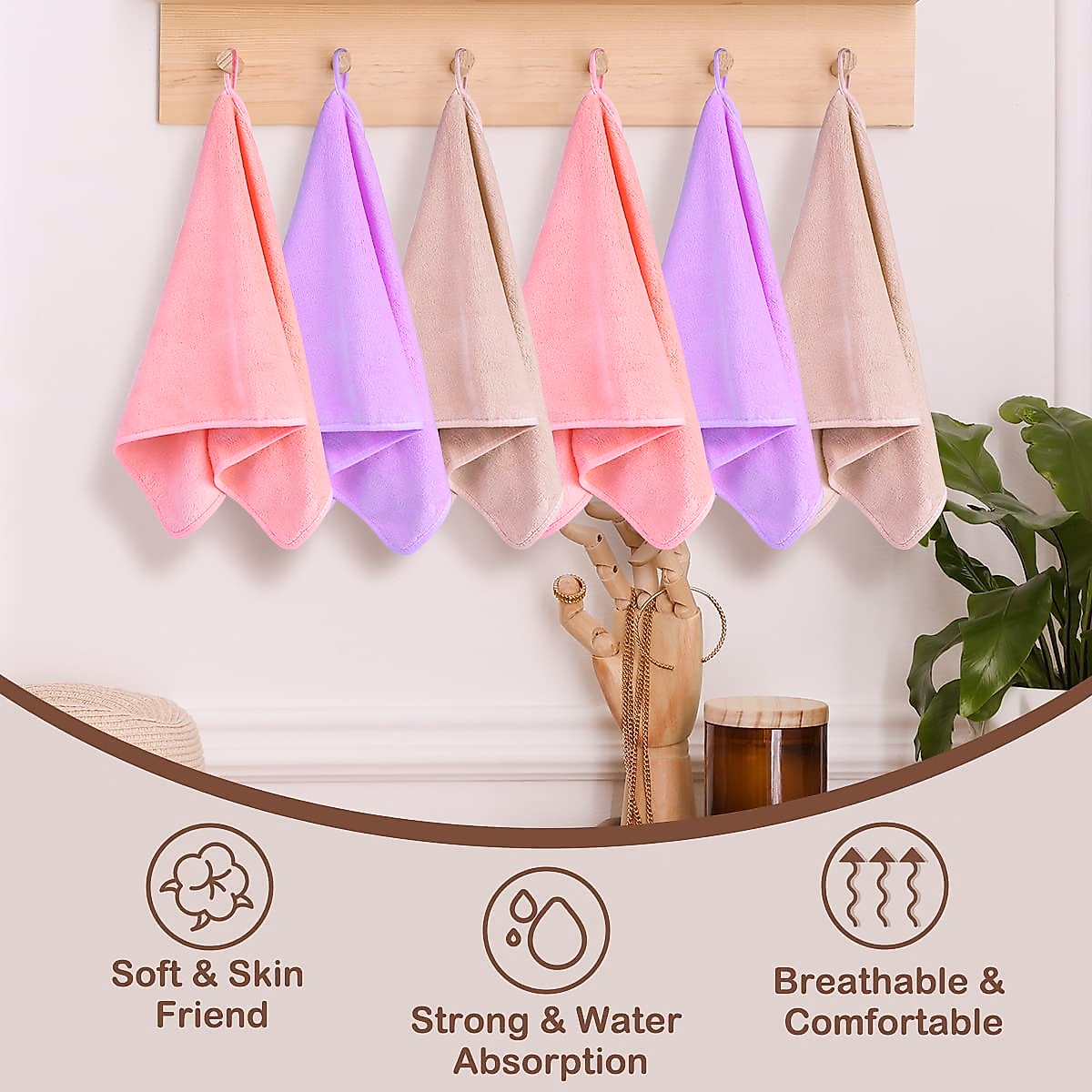 Ladadee 6 Pack Guinea Pig Blankets Soft Fleece Cage Liner for Hamster Rabbit etc Small Animal, Guinea Pig Washable Pee Pads Bedding Blankets