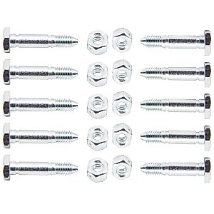 FSYHVVY fits 303160355 Shear pins and Nuts for Ariens AM123342 53200500 51001500 510015 03204300 Snowthrowers Bolt Kits（10pack）