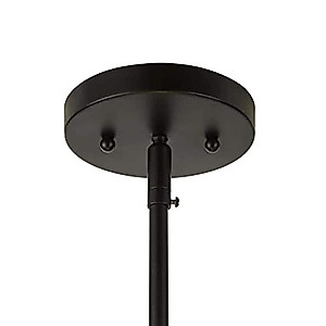 Hampton Bay Hastings 12 in. 2-Light Satin Bronze Ceiling Semi-Flush Mount Light