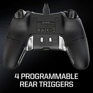 RIG Nacon Revolution X Officially Licensed Xbox Controller for Xbox Series X|S, Xbox One, Windows 10, Windows 11 PCs with Hardware, Software Customization and Dolby Atmos 3D Surround Sound (Black)