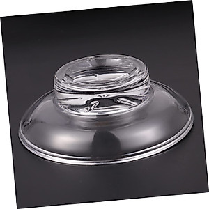 COOLHIYA Box Vanity Soap Savers for Bar Soap Glass Dish Soap Dispenser Glass Container Terrarium Glass Soap Stand Round Tray Sink Tray Decor Bathroom Soap Container Crystal Soap Dish