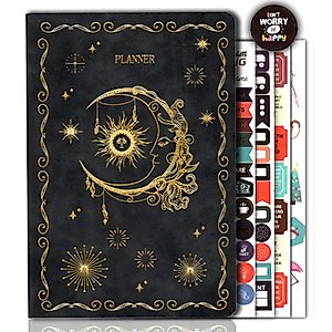 Deselen Undated Agenda 2023 Daily Planner 2024, Undated Planner, Daily Planner, Planner, 2024 Monthly Planner, Weekly Planner, Goal Setting, A5 Calendar, Simple Teacher Supplies Daily, Black