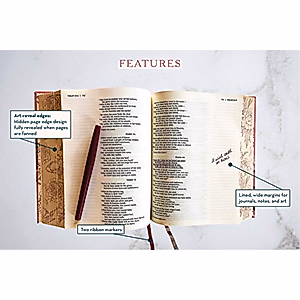 NIV, Artisan Collection Bible, Cloth over Board, Pink Floral, Designed Edges under Gilding, Red Letter, Comfort Print