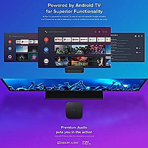 Xiaomi Mi Box S 4K HDR Android TV with DBA Streaming Media Player with Remote Control Google & Voice Assistant