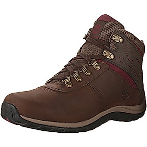 Timberland Women's Norwood Mid Waterproof Hiking Boot, dark brown, 7